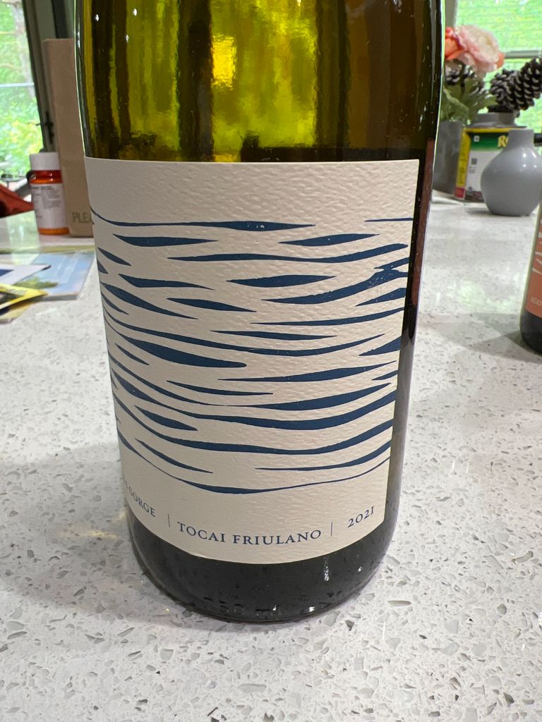 2022 COR Cellars Friulano Tocai Friulano COR Estate Vineyard, USA ...