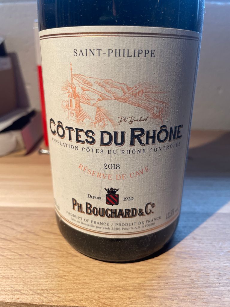 2020 PH. Bouchard & Cie Côtes du Rhône, France, Rhône, Southern Rhône ...