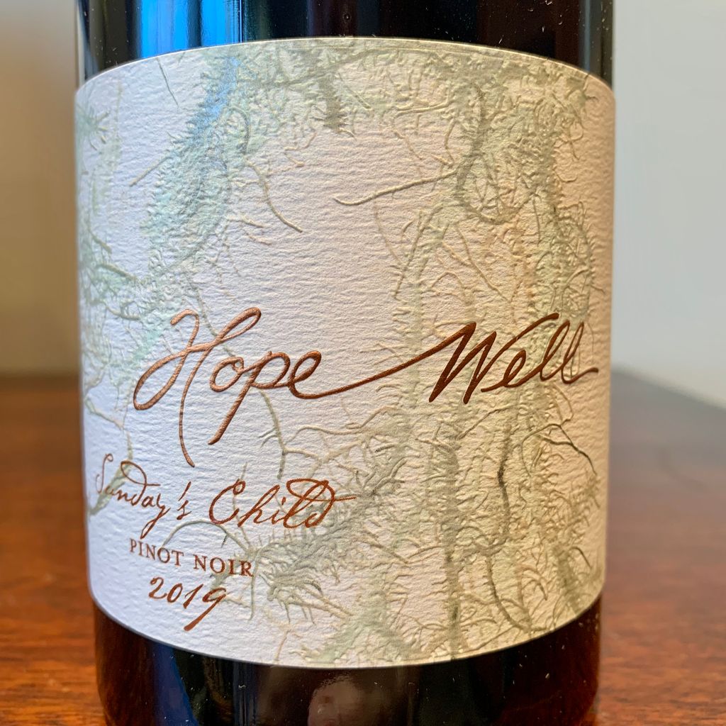 2019 Hope Well Pinot Noir Sunday's Child, USA, Oregon, Willamette ...