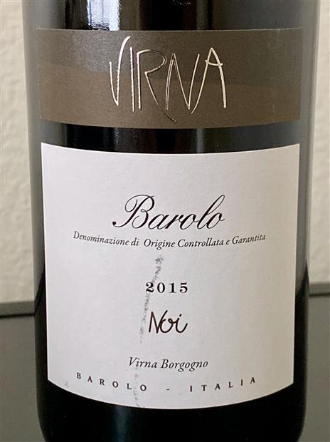 2015 Azienda Virna Di Borgogno Barolo Noi, Italy, Piedmont, Langhe ...