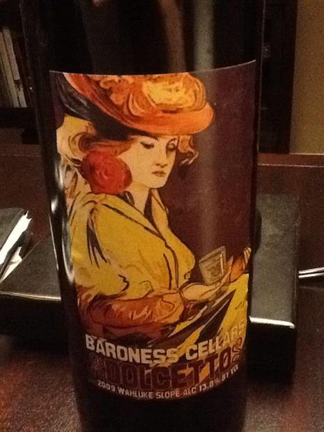 2009 Baroness Cellars Dolcetto, USA, Washington, Columbia Valley ...