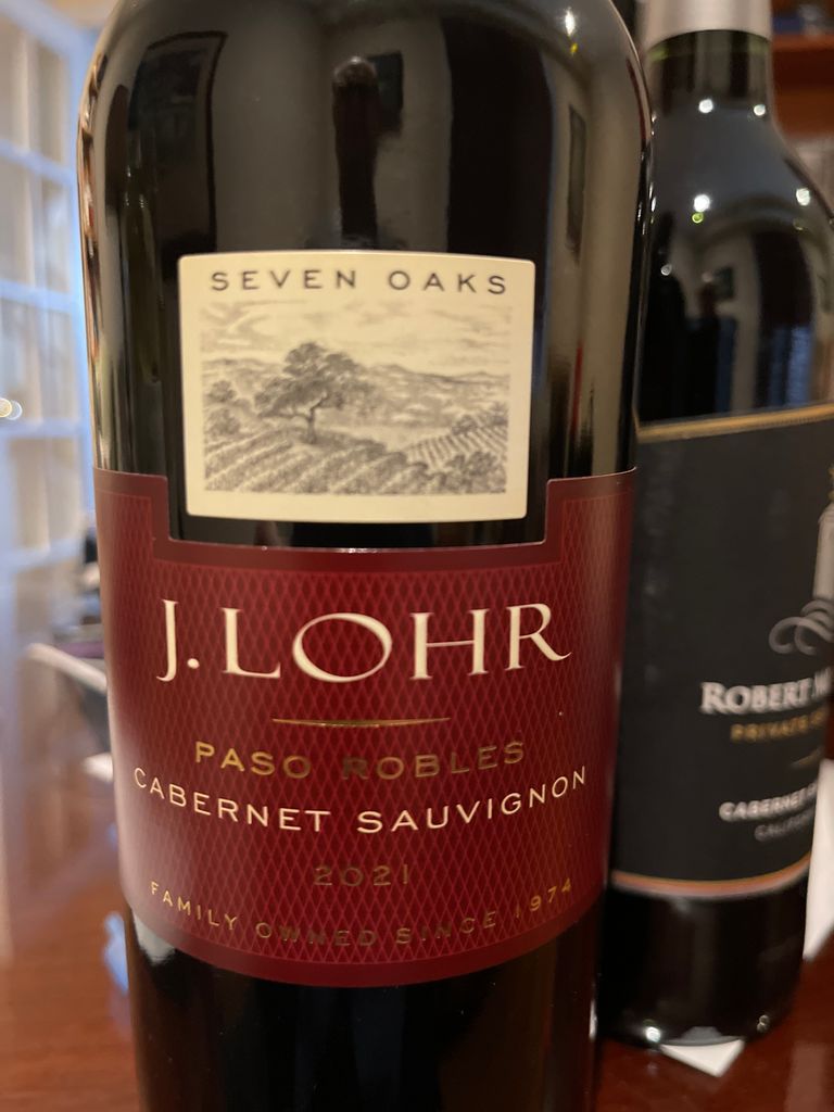 2021 J. Lohr Cabernet Sauvignon Seven Oaks, USA, California, Central ...