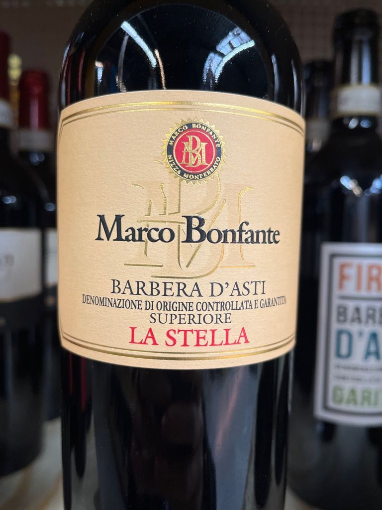 2019 Marco Bonfante Barbera d'Asti Superiore Stella Rossa, Italy ...