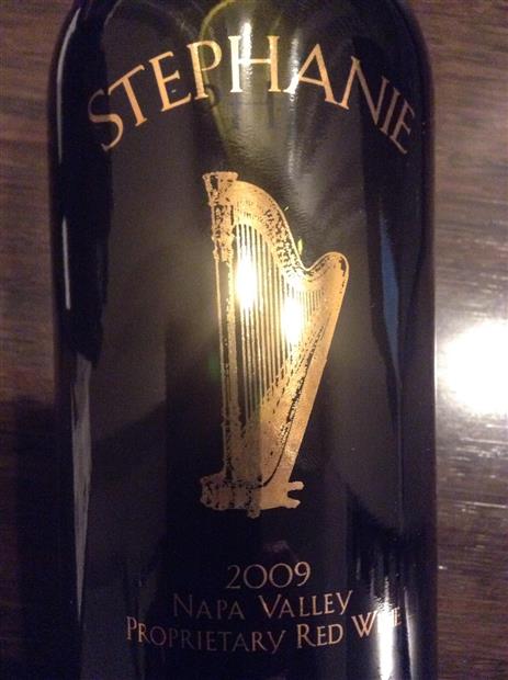 2009 Hestan Vineyards Stephanie Proprietary Red, USA, California, Napa ...