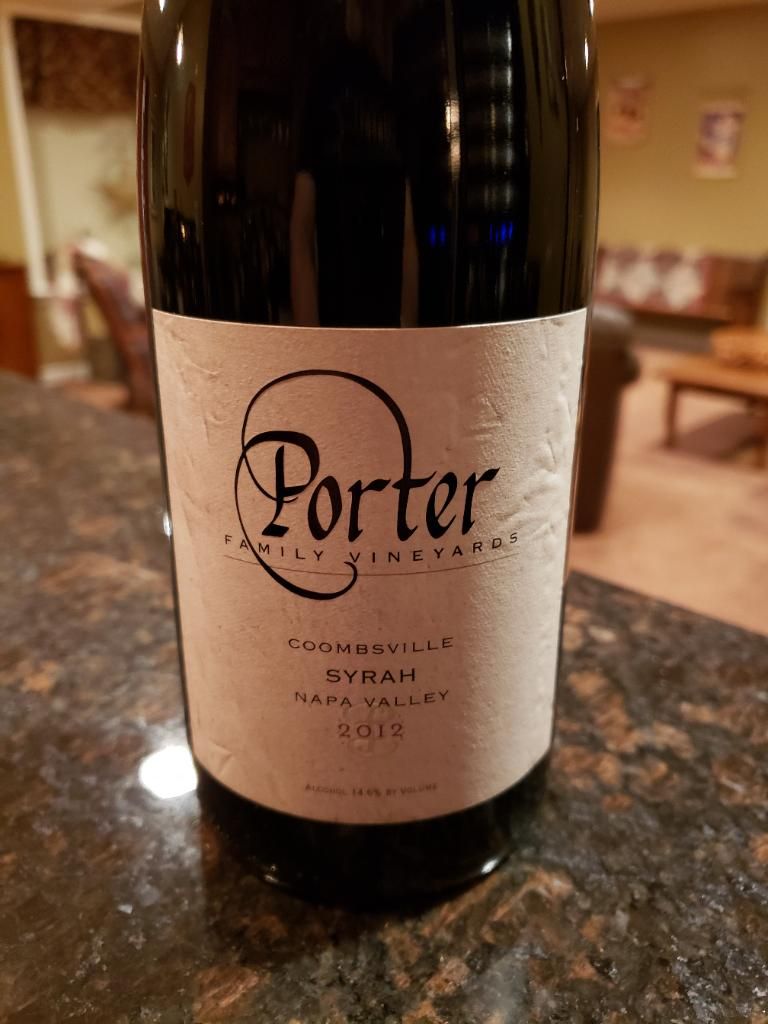 2012 Porter Family Vineyards Cabernet Sauvignon Estate, USA, California ...