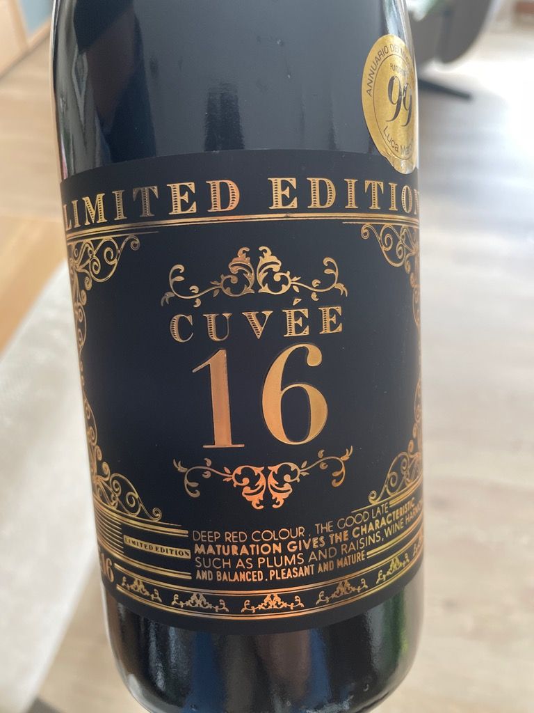2020 Casa Vinicola Botter Limited Edition Cuvée 16, Italy - CellarTracker