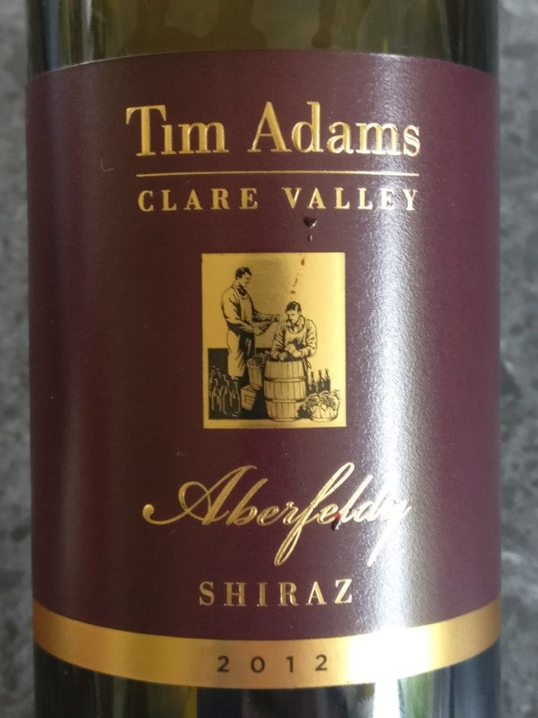 2012 Tim Adams Shiraz The Aberfeldy, Australia, South Australia, Mount ...