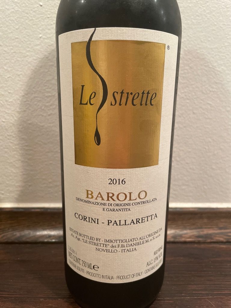 2019 Le Strette Barolo Corini - Pallaretta, Italy, Piedmont, Langhe ...
