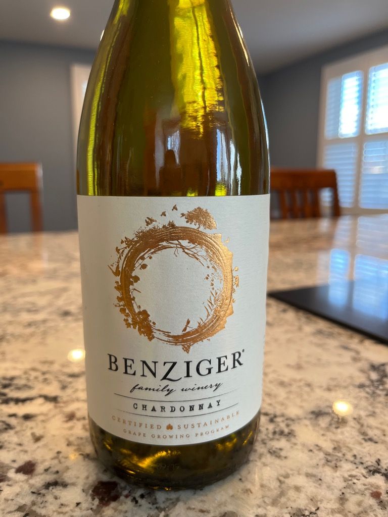 2019 Benziger Family Winery Chardonnay California, USA, California ...