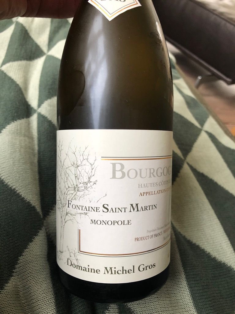 2015 Domaine Michel Gros Bourgogne Hautes-Côtes de Nuits Fontaine St ...