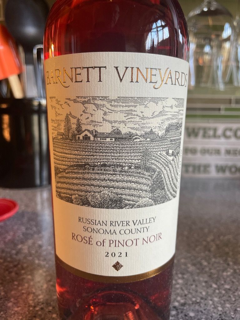 2021 Barnett Vineyards Rosé of Pinot Noir, USA, California, Sonoma ...