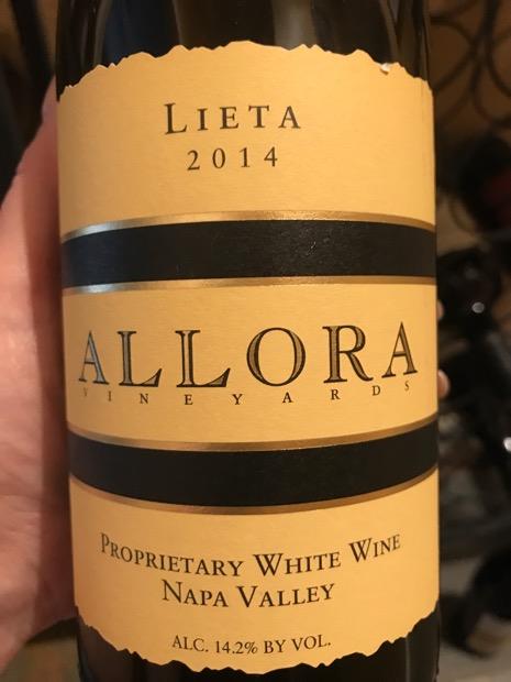 2014 Allora Vineyards Lieta, USA, California, Napa Valley, St. Helena ...