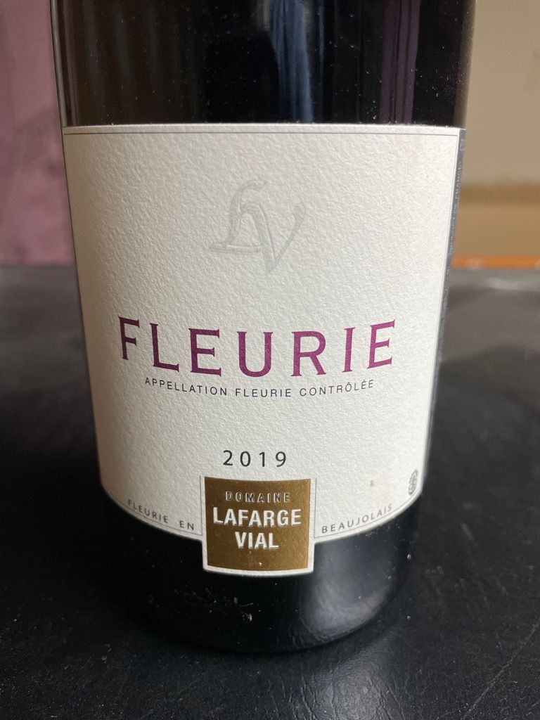 2019 Domaine Lafarge-Vial Fleurie, France, Burgundy, Beaujolais ...