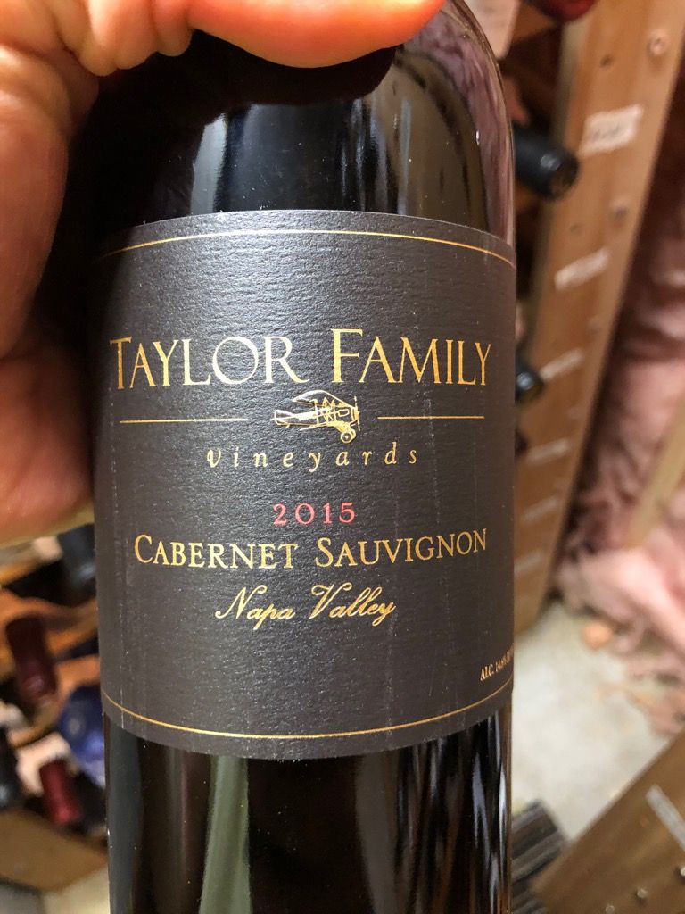 2015 Taylor Family Vineyards Cabernet Sauvignon Rahn Vineyard, USA ...