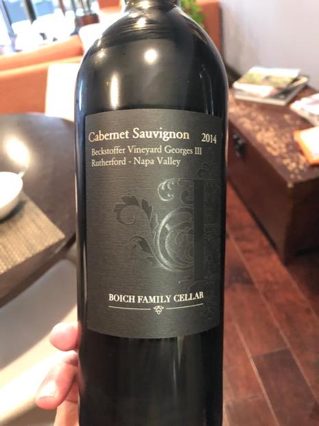 2014 Boich Family Cellar Cabernet Sauvignon Beckstoffer Georges III ...