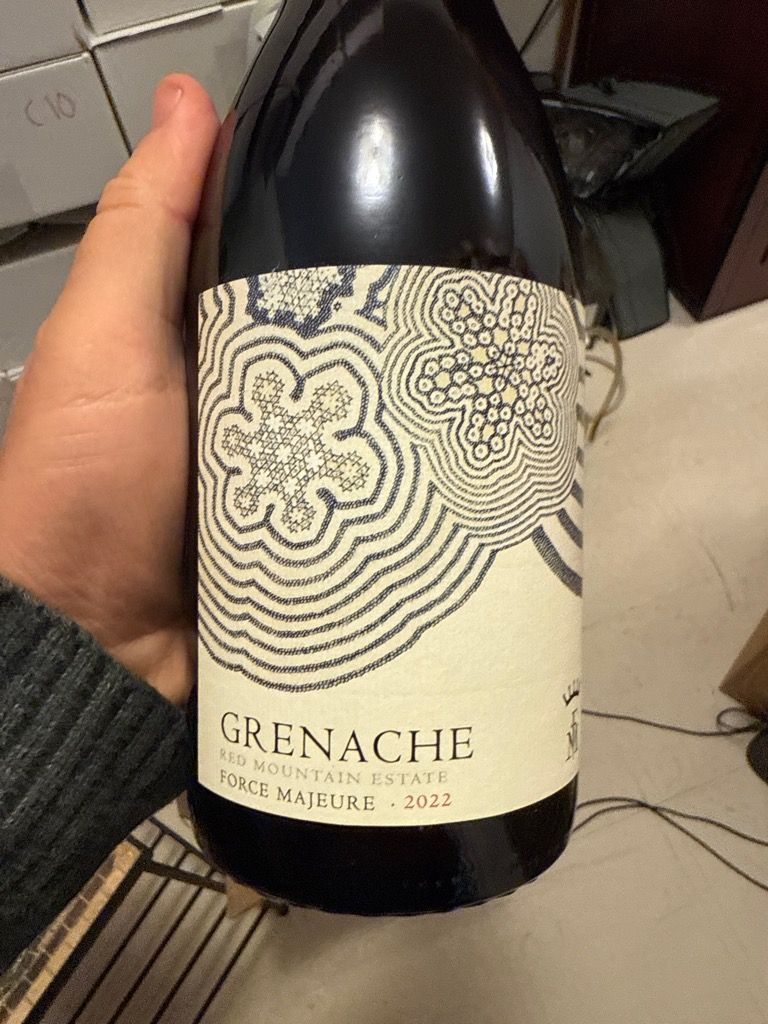 2022 Force Majeure Grenache Red Mountain Estate, USA, Washington ...