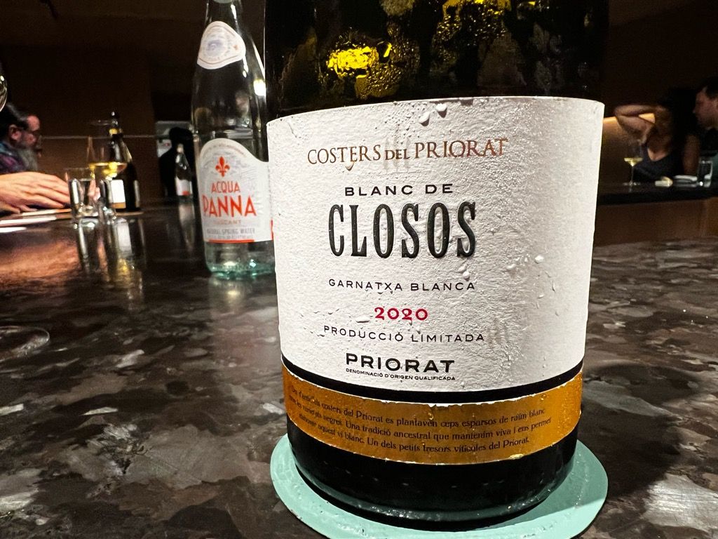 2020 Costers del Priorat Priorat Blanc de Closos Vinyes Velles, Spain ...
