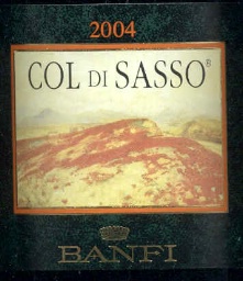 2004 Castello Banfi Col di Sasso Toscana IGT, Italy, Tuscany, Toscana ...