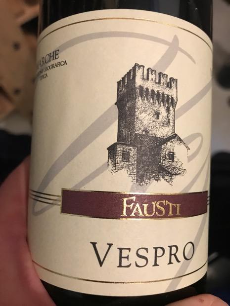 2005 Fausti Vespro Marche IGT, Italy, Marche, Marche IGT - CellarTracker