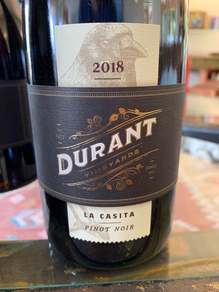 2018 Durant Vineyards Pinot Noir La Casita Vineyard, USA, Oregon ...