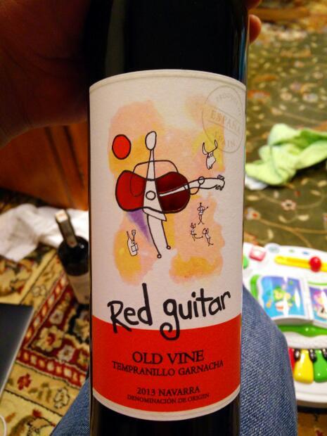 2013 Bodegas Ada Navarra Red Guitar Tempranillo-Garnacha, Spain ...