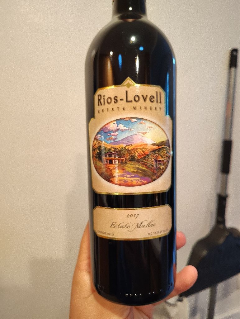 2017 Rios-Lovell Estate Winery Malbec Estate, USA, California, San ...