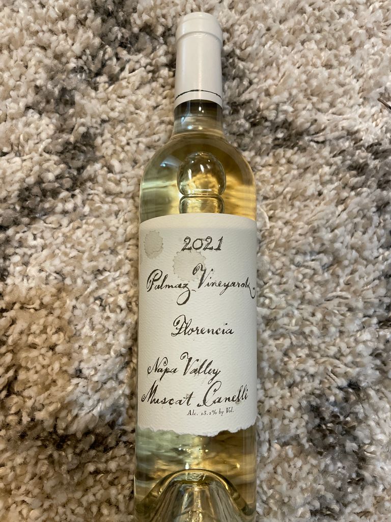 2021 Palmaz Vineyards Muscat Canelli Florencia, USA, California, Napa ...
