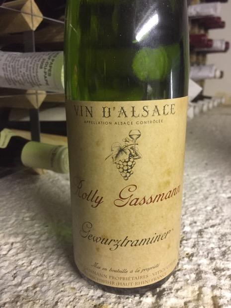 2002 Rolly Gassmann Gewurztraminer, France, Alsace - CellarTracker