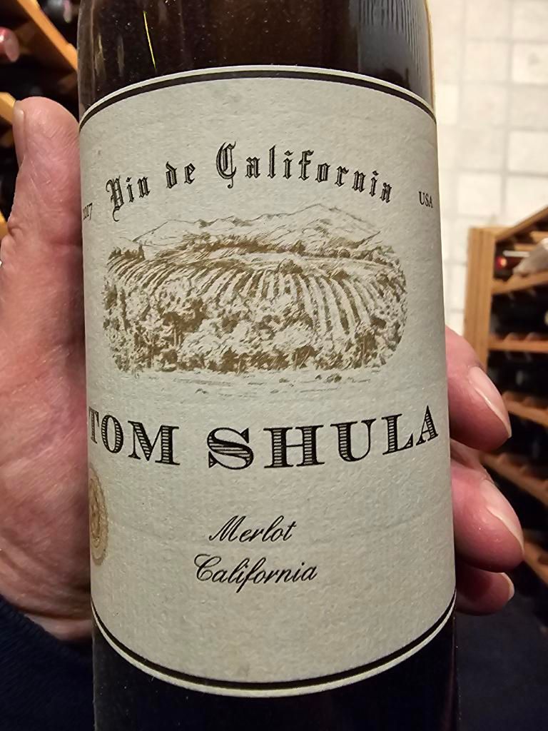 2017 Tom Shula Merlot, USA, California - CellarTracker