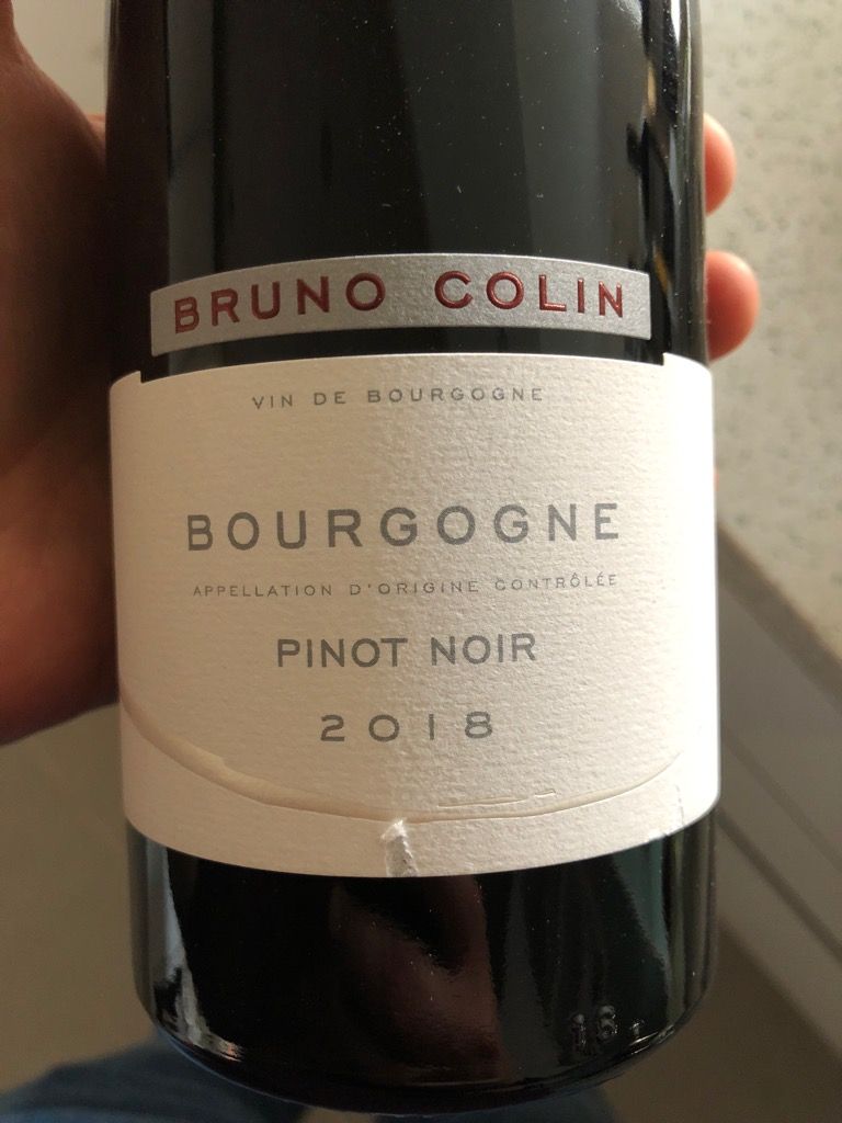 2018 Bruno Colin Bourgogne, France, Burgundy, Bourgogne - CellarTracker