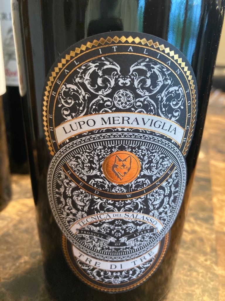 2021 Casa Vinicola Botter Lupo Meraviglia Tre Di Tre Puglia IGT, Italy ...
