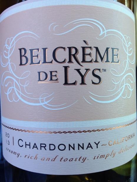 2013 Belcrème de Lys Chardonnay, USA, California - CellarTracker