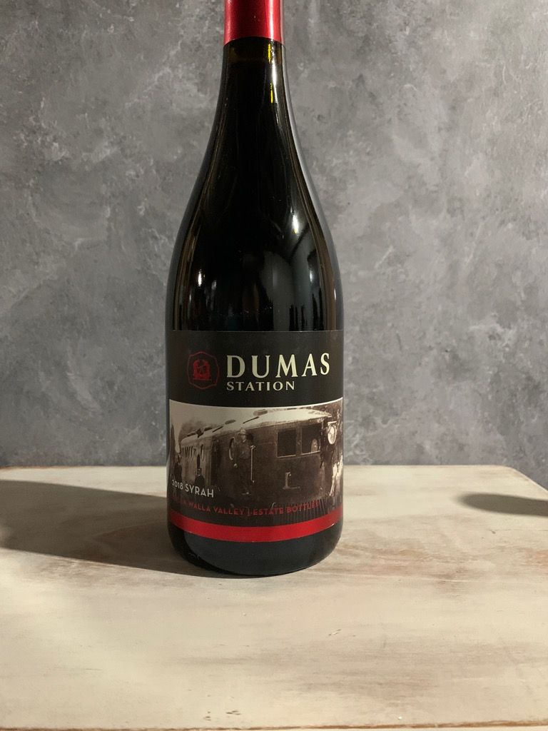 2018 Dumas Station Syrah, USA, Washington, Columbia Valley, Walla Walla ...