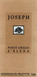2011 Primo Estate Pinot Grigio Joseph d'Elena, Australia, South ...