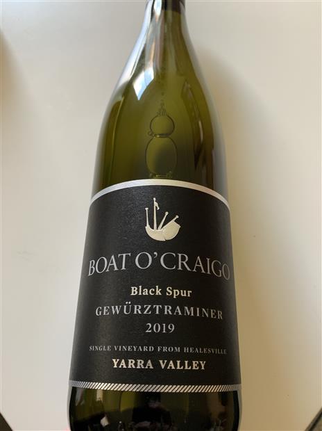 2021 Boat O'Craigo Gewürztraminer Black Spur, Australia, Victoria, Port ...