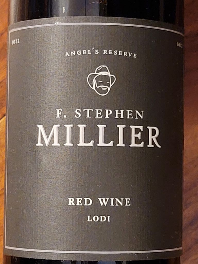 2020 F. Stephen Millier Red Wine Lodi, USA, California, Central Valley ...