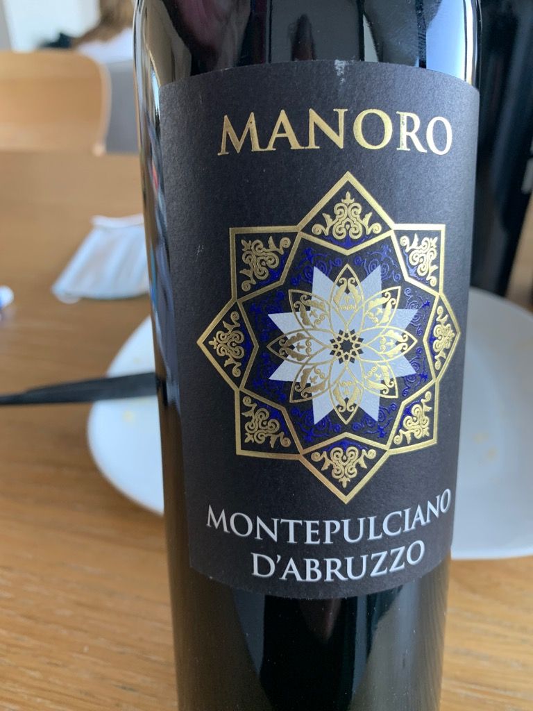 2019 Manoro Montepulciano d'Abruzzo, Italy, Abruzzi, Montepulciano d ...