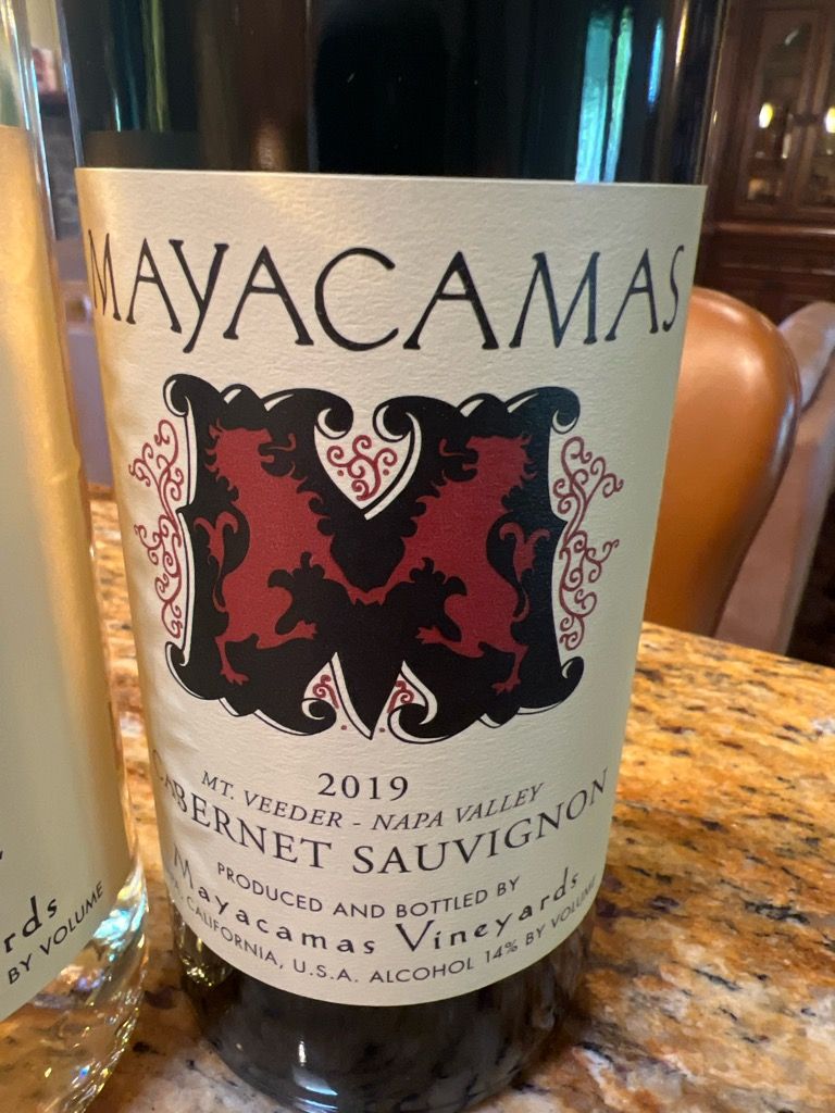 2019 Mayacamas Vineyards Cabernet Sauvignon Kosher, USA, California ...
