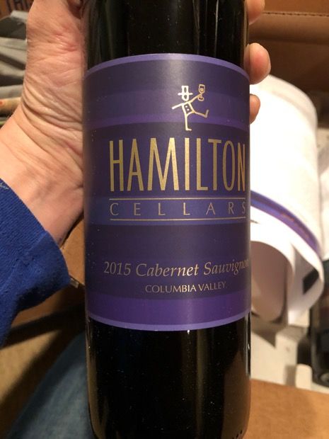 2015 Hamilton Cellars Cabernet Sauvignon, USA, Washington, Columbia ...