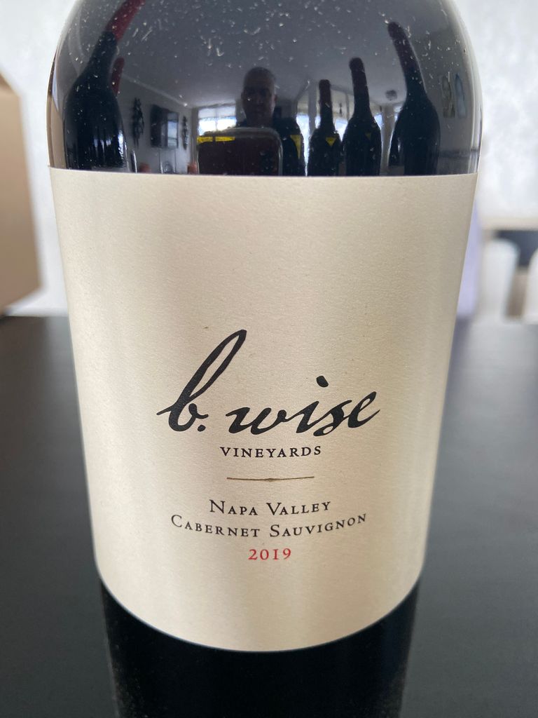 2019 B. Wise Vineyards Cabernet Sauvignon Napa Valley, USA, California ...