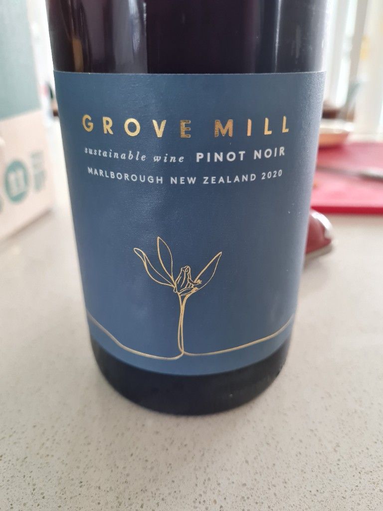 2020 Grove Mill Pinot Noir, New Zealand, South Island, Marlborough ...
