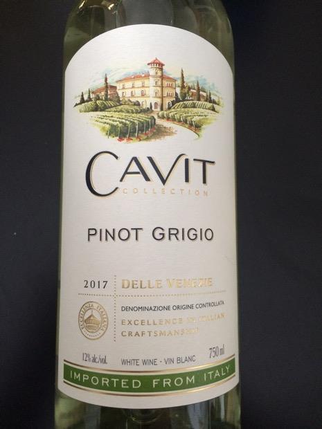 2017 Cavit Collection Pinot Grigio, Italy, Delle Venezie - CellarTracker