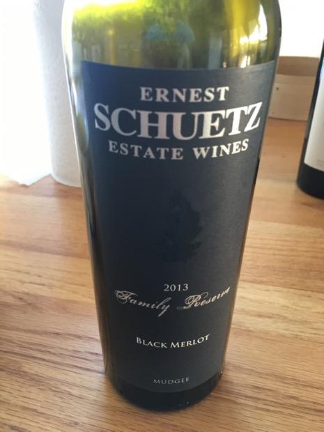 2016 Ernest Schuetz Merlot Family Reserve Black Merlot Single Vineyard ...