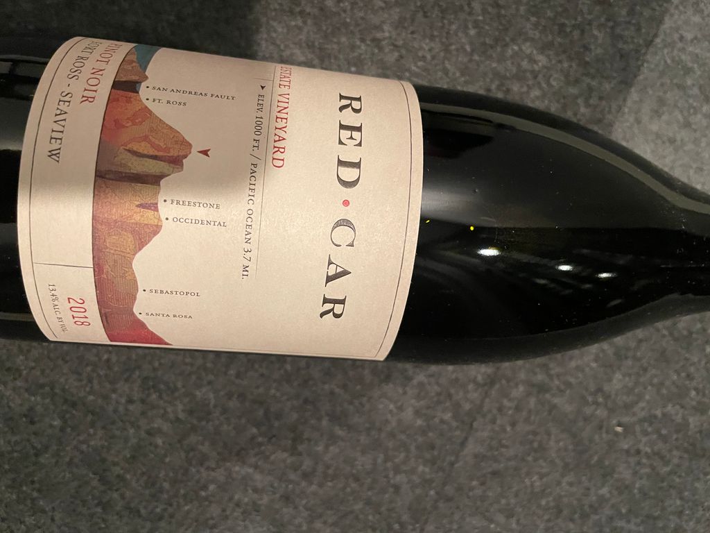 2018 Red Car Pinot Noir Estate Vineyard, USA, California, Sonoma County ...