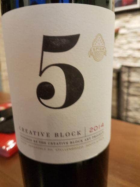 2014 Spier Creative Block 5, South Africa, Coastal Region - CellarTracker