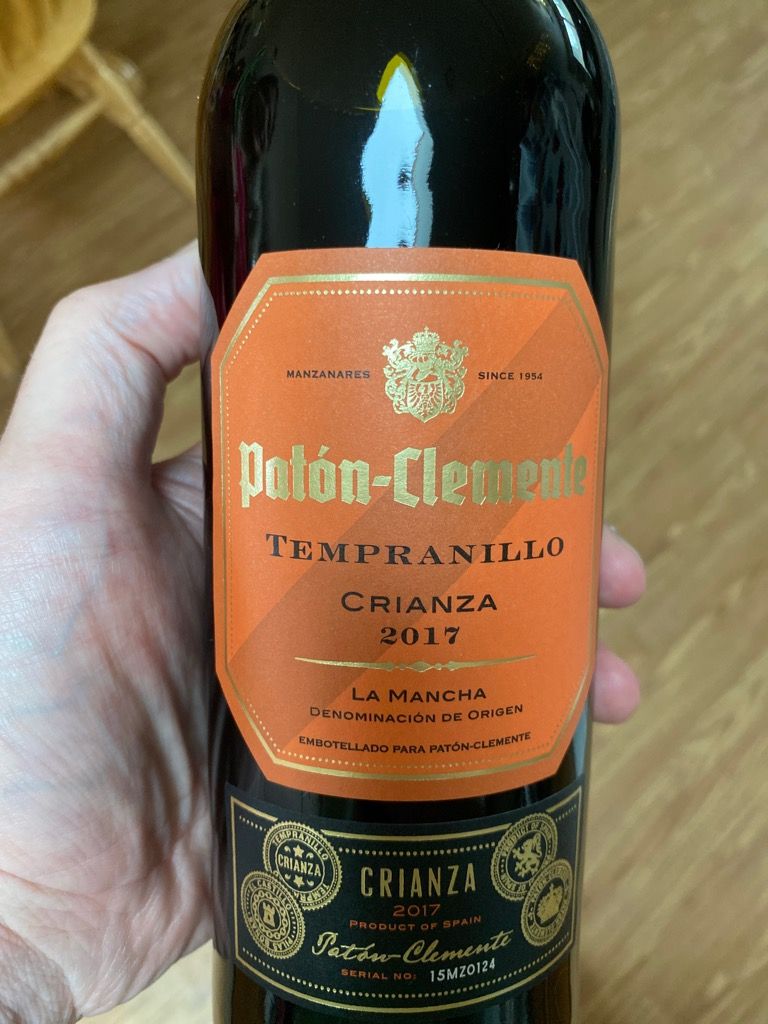 2017 Paton-Clemente Tempranillo La Mancha Crianza, Spain, Castilla-La ...