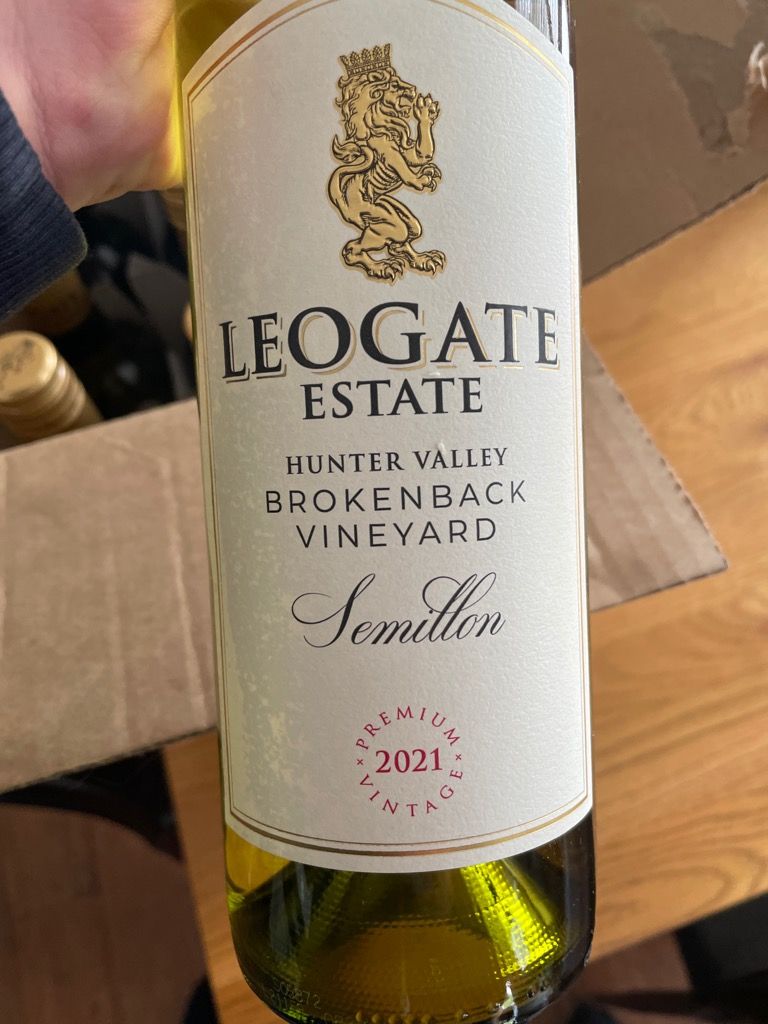 2023 Leogate Estate Sémillon Brokenback Vineyard, Australia, New South ...