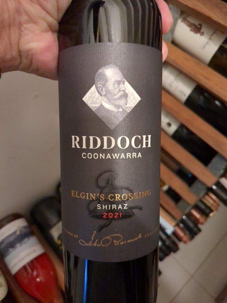 2022 Riddoch Shiraz Elgin's Crossing, Australia, South Australia ...