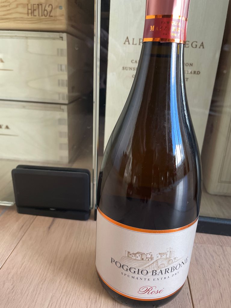 NV Poggio Barbone Vino Spumante Extra Dry Rosé, Italy, Tuscany, Vino da ...