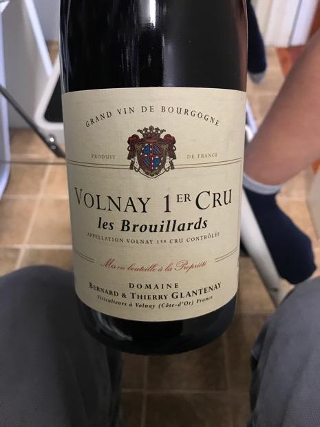 2012 Domaine Bernard & Thierry Glantenay Volnay 1er Cru Les Brouillards, France, Burgundy, Côte ...